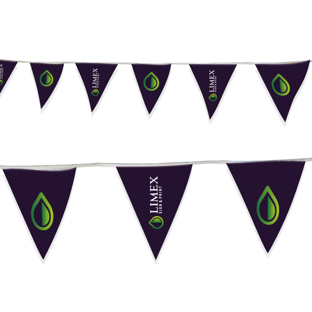 Bunting Custom Printed - LimeX Sign and Print Industries Perth WA ...